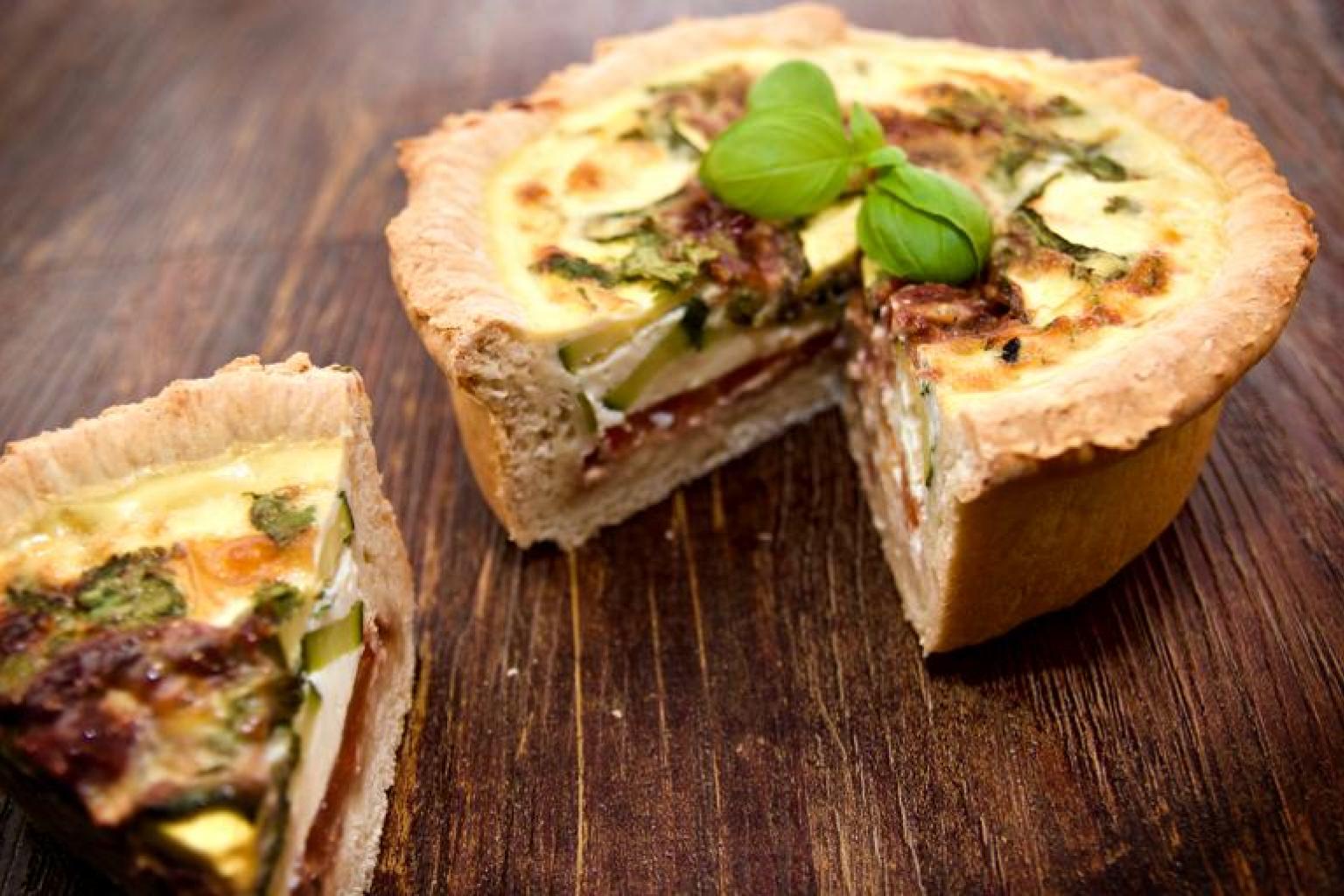 Deep mediterranean quiche | Timeless Recipe